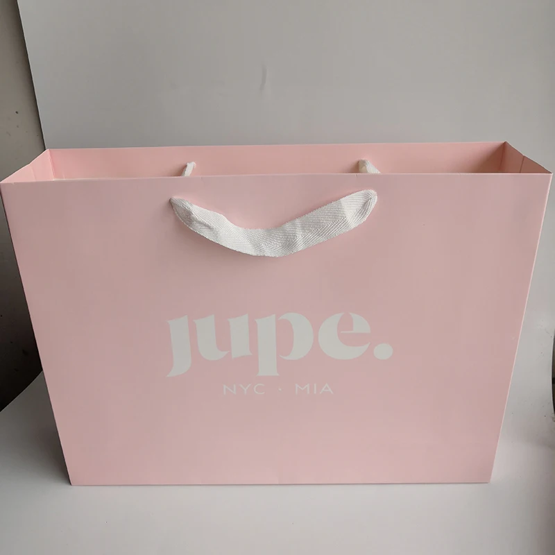 Peach Paper Bag