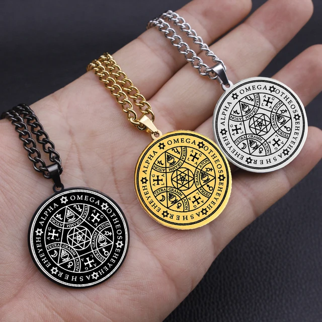 Omega Symbol Pendant Stainless Steel