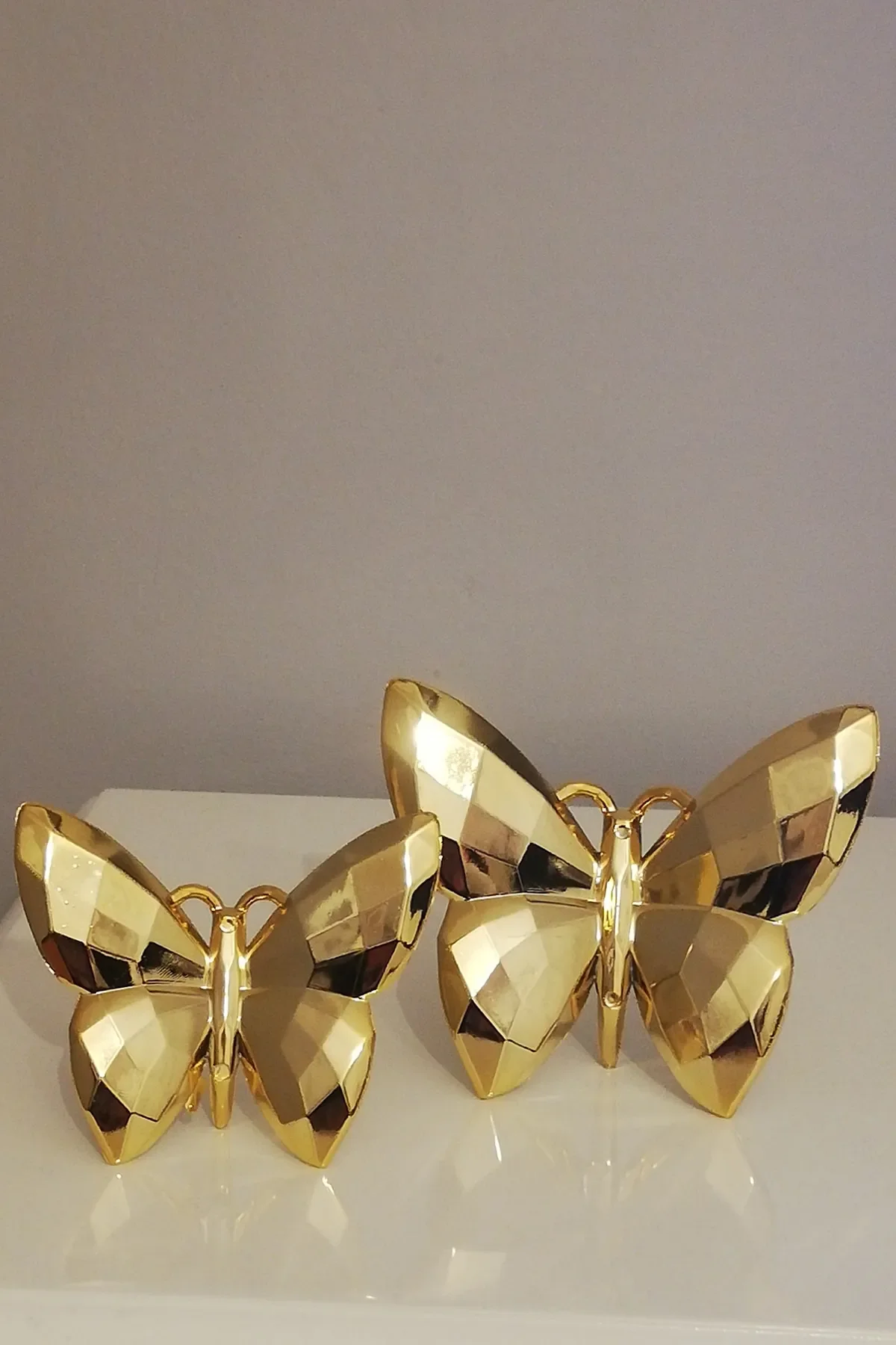 Decorative-Gold-Color-2-Pieces-Butterfly-Object-For-Desktop-Nordic-Home ...
