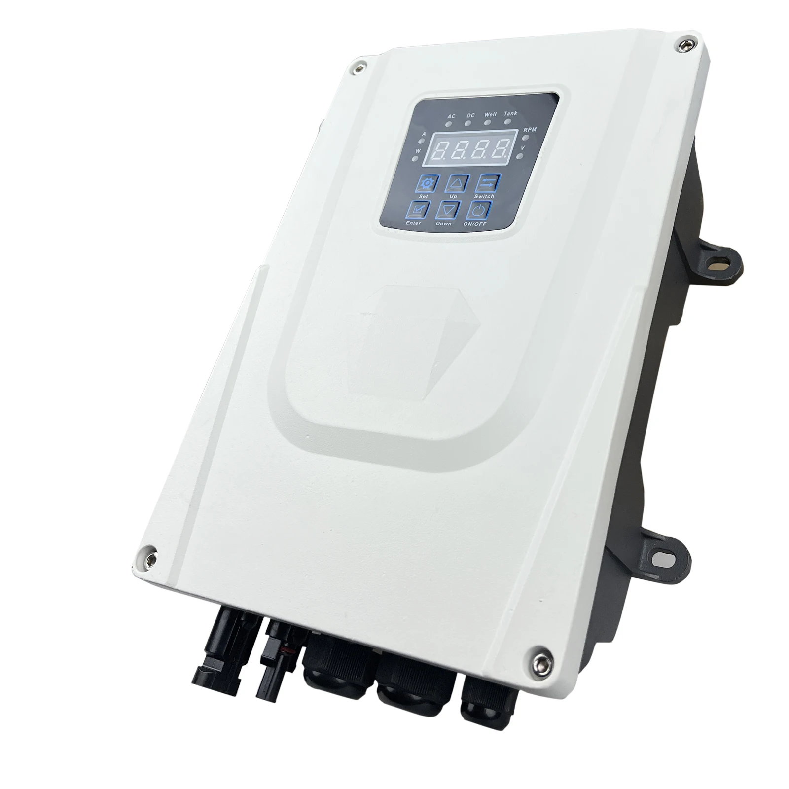 AC And DC Hybrid 1500W 2200W DC80-430V AC80-240V Solar Water Pump ...