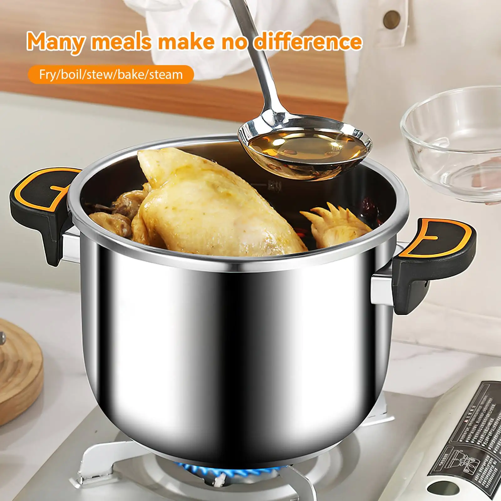 4L/6L Pressure processor Multifunctional Gas Induction computer cool ...