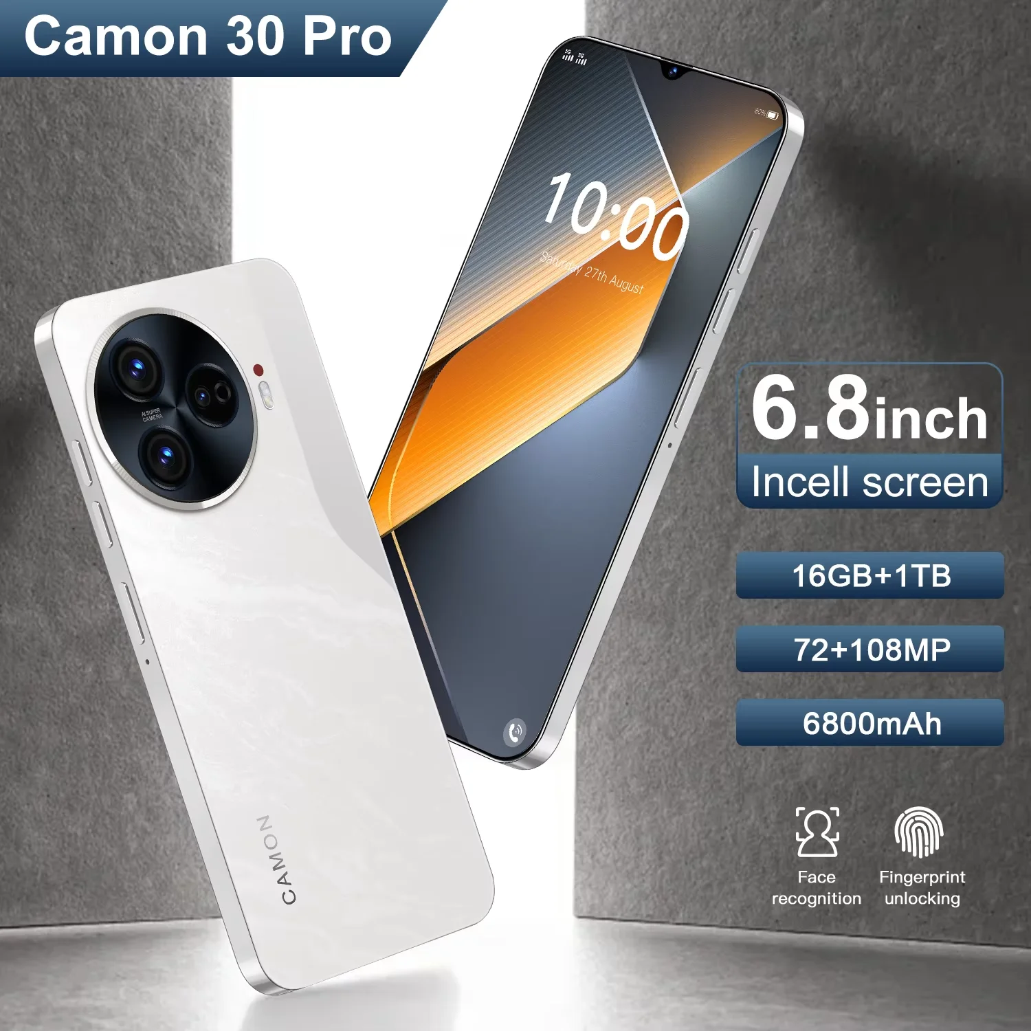 Novo-smartphone-camon-30-pro-tela-cheia-de-6-8-polegadas-4g-5g-16tb-1tb ...
