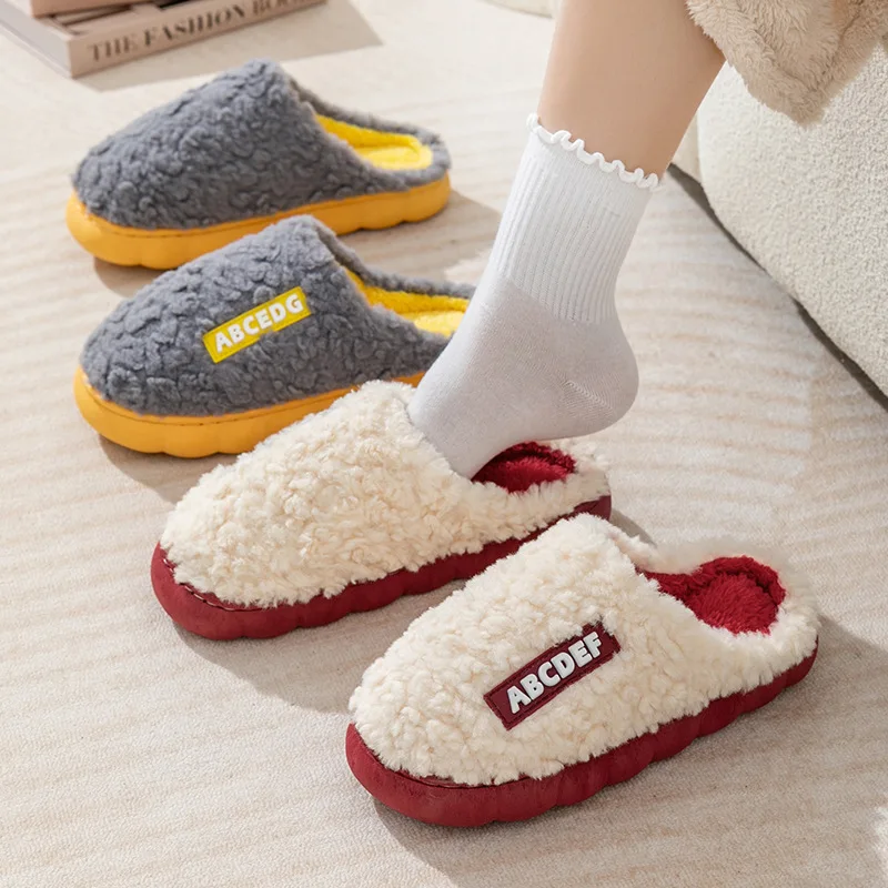Thick-Home-Indoor-Outside-Boy-Girl-Slippers-Winter-Home-Warm-Fluffy ...