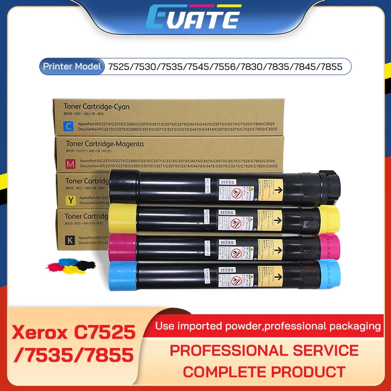 Compatible-Color-Toner-Cartridge-C7525-7535-7855-for-Xerox-WorkCentre-7525-7530-7535-7545-7556 ...