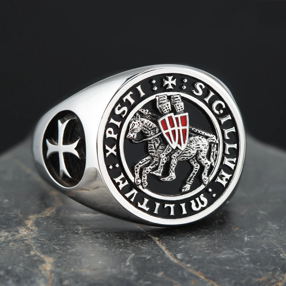 Knights Templar Crusader Shield Grand Master Sigillvm Militvm Xpisti ...