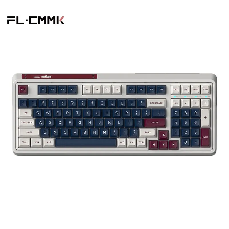 Fl·esports Cmk98 Three Mode Hot-swappable Mechanical Keyboard 98-key ...