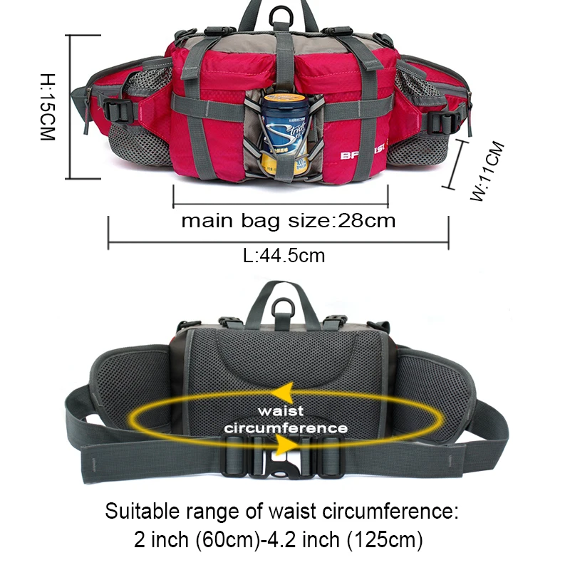 Panier - sacoche vélo,Sac banane étanche pour sports de plein air,sac à ...