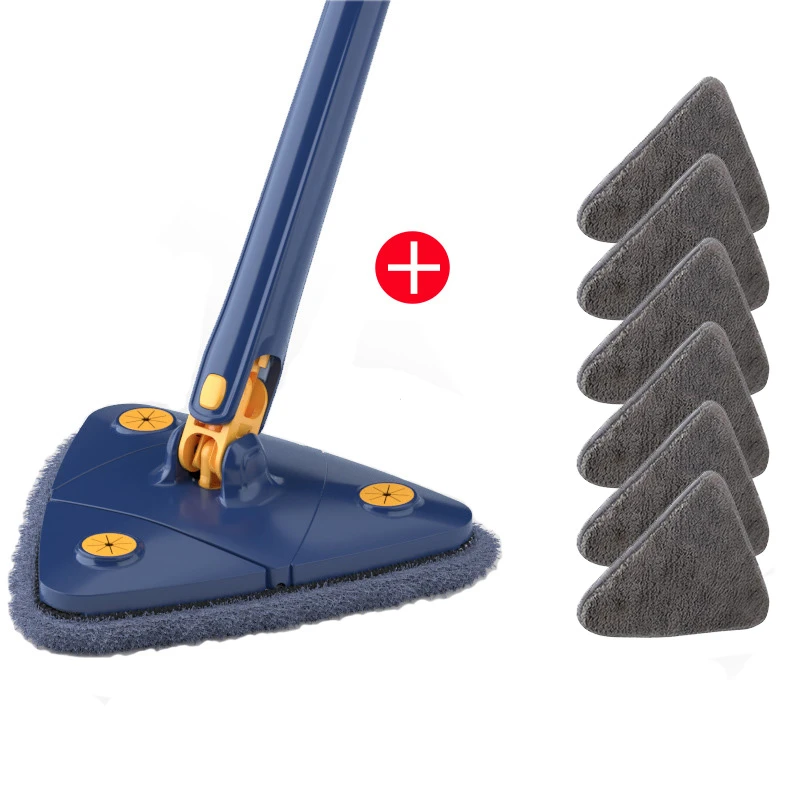 Floor Cleaning Mop - Best Triangle Squeeze & 360° Rotatable Cleaning ...