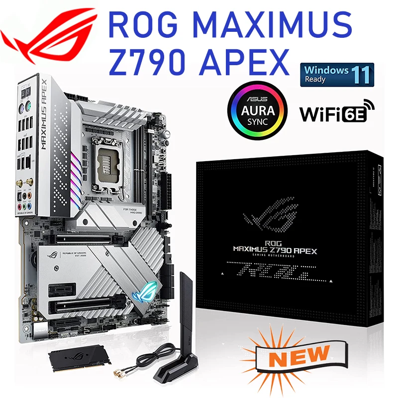 Placa base LGA 1700 Asus ROG MAXIMUS Z790 APEX LGA 1700, DDR5, 8000MHz, PCIe 5,0, Intel Z790 M.2 ...