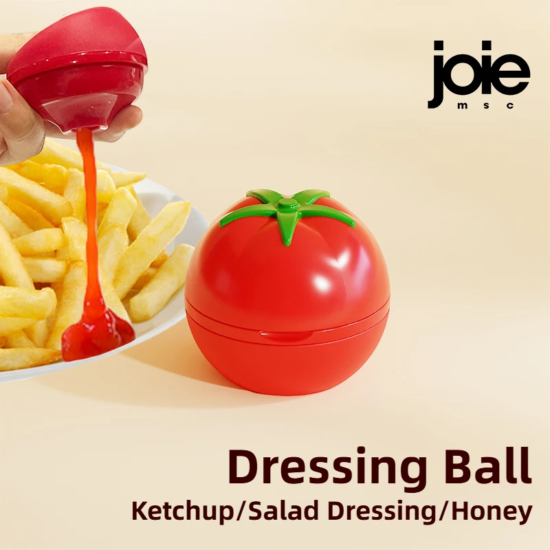 Joie Portable Condiment Squeeze Bottle Mini Silicone Dressing Ball ...