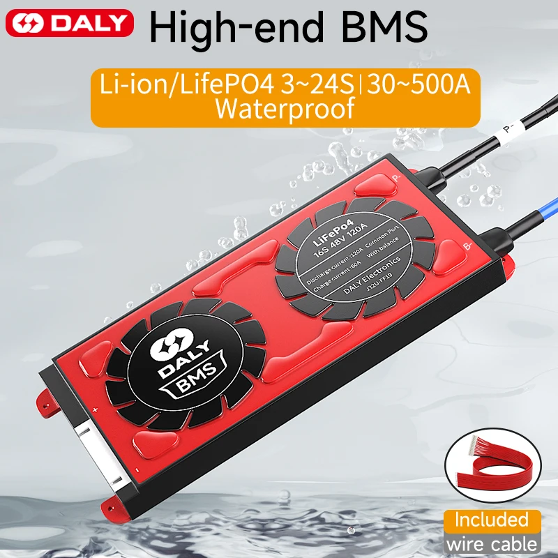 Daly 18650 BMS 10S 36V 12V 24V 48V 60V 4S 5S 6S 7S 8S 13S 14S 15S 16S ...