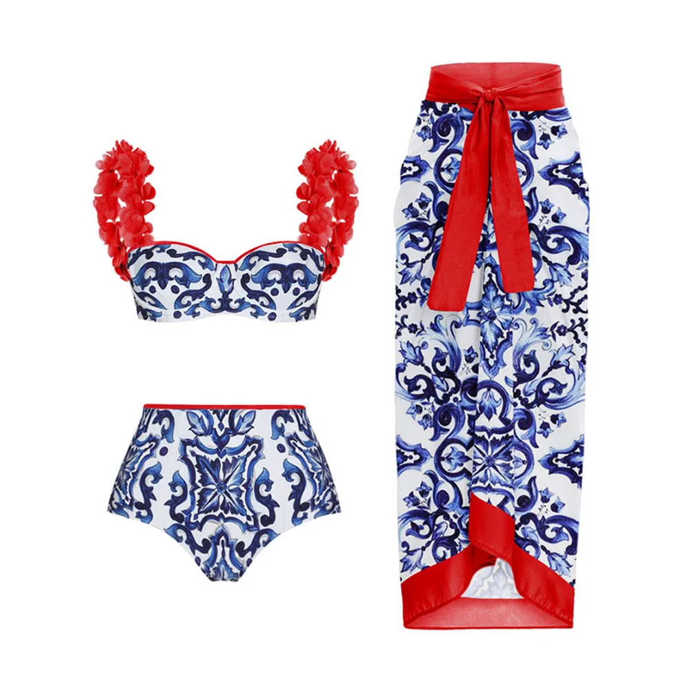 Maillot de bain,Maillot de bain deux pièces rouge, Tankini, culotte de ...