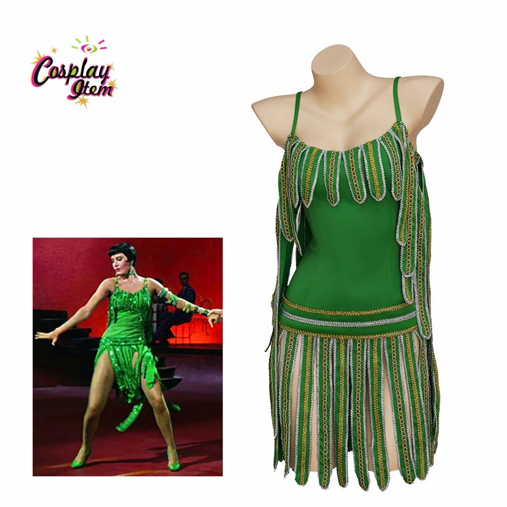 Cyd-Charisse-Singing-In-The-Rain-Cosplay-Costume-Sexy-Suspender-Dress ...