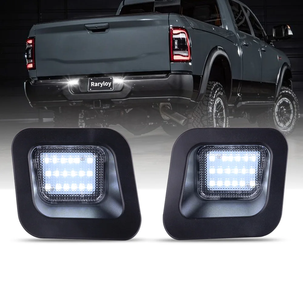 Car-Accessories-2PCS-High-Brightness-LED-License-Plate-Lights-for-Dodge ...