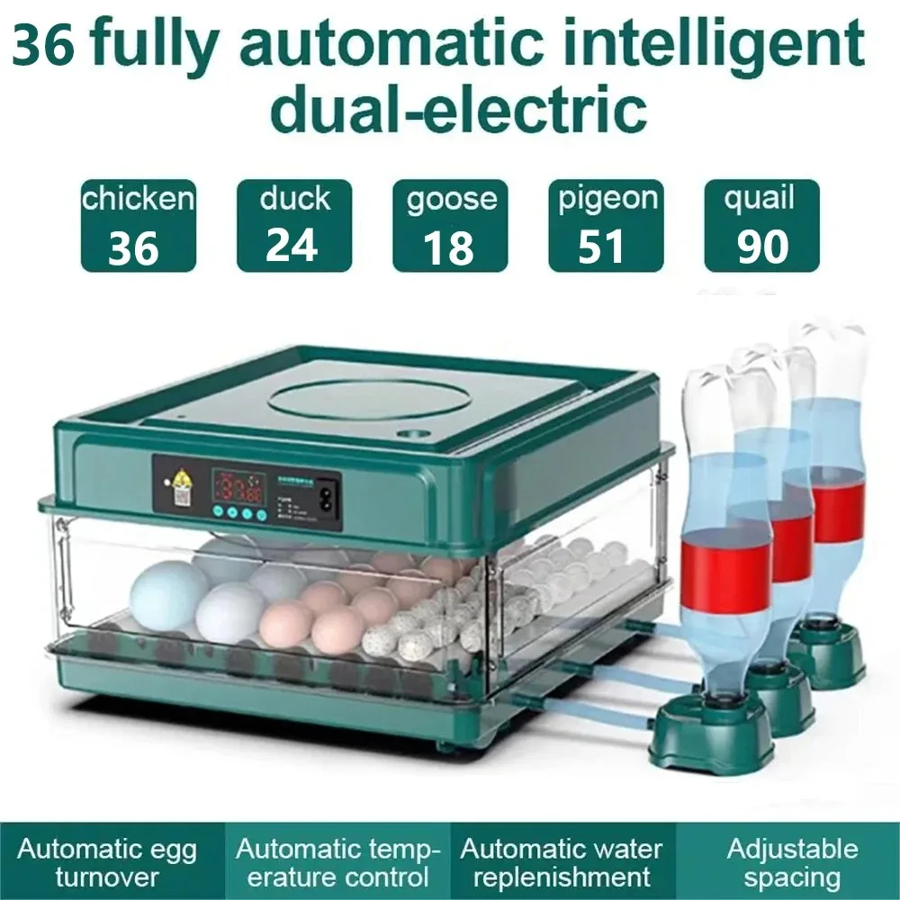 9/15/24/36 Eggs Incubator With Drawer Type EggIncubator With Automatic ...