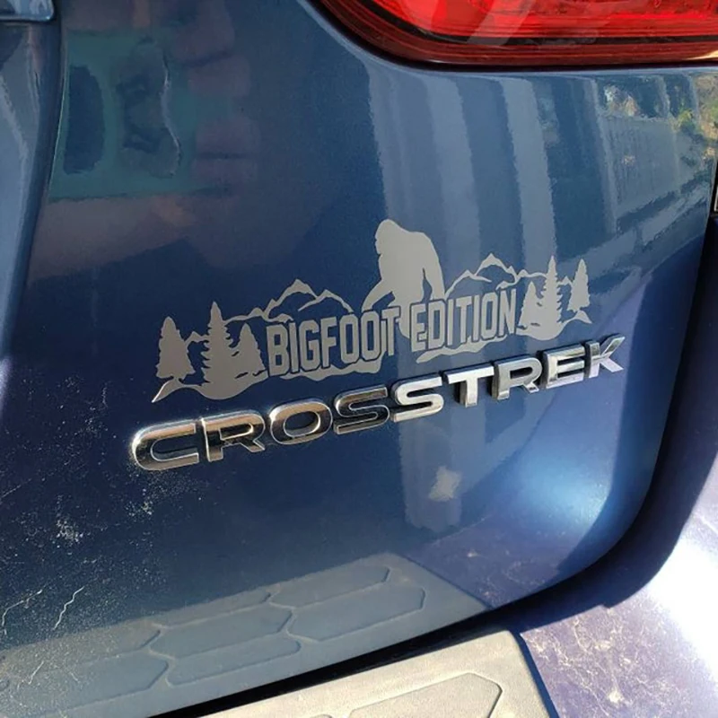 Bigfoot Edition Sub Cross Vinyl Car Stickers Funny Waterproof Emblem ...
