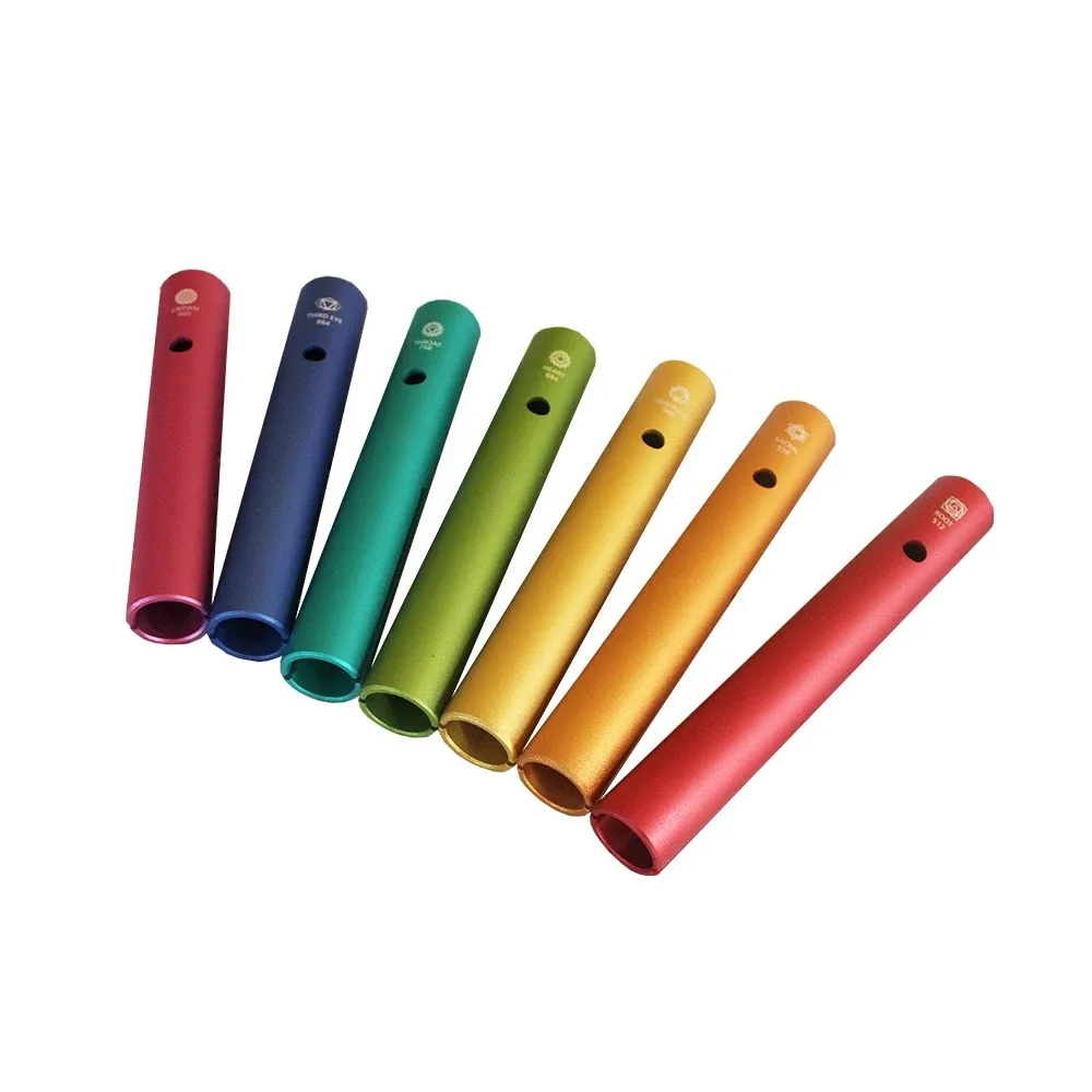 Wah Wah Metal Tube Tuning Pipe for 7 Chakras 512-960Hz Sound Healing ...