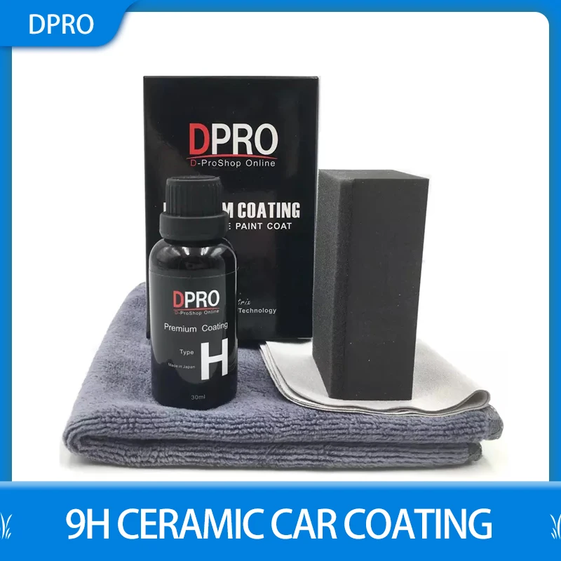 Dpro revestimento cerâmico para carro, 9h, vidro líquido, cuidados com a pintura de carro, anti ...