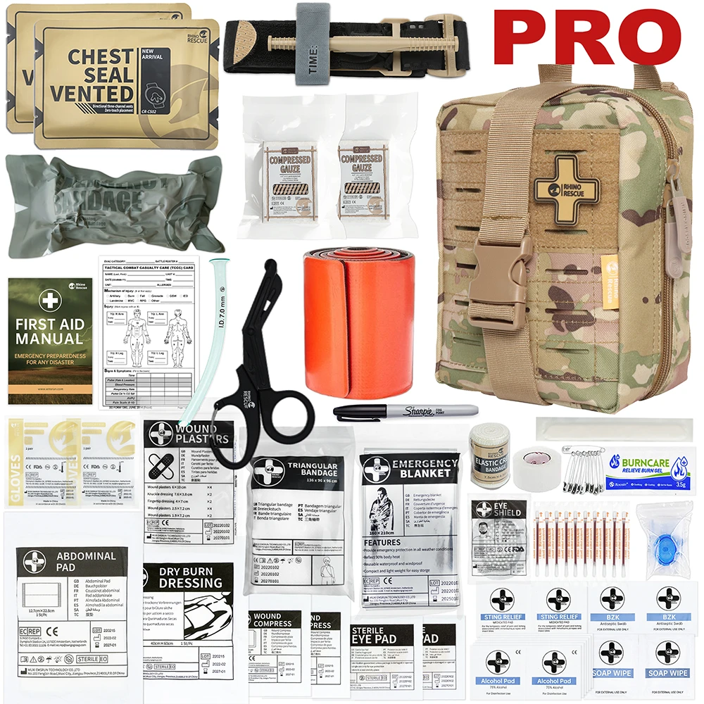 Rhino Ifak Trauma Kit First Aid Medical Pouch Emergency Survival Gear ...