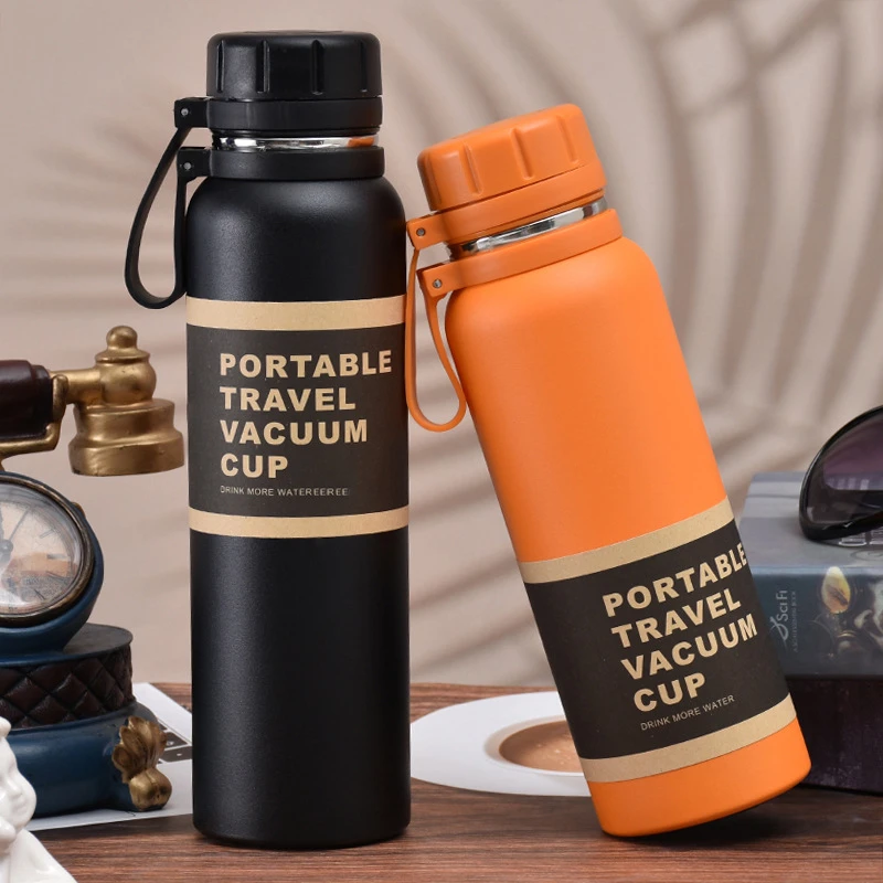 Insulated Large Capacity Thermal Bottle Sport Vacuum Flasks Portable ...