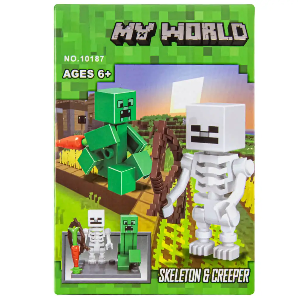 Minecraft Creeper And Skeleton