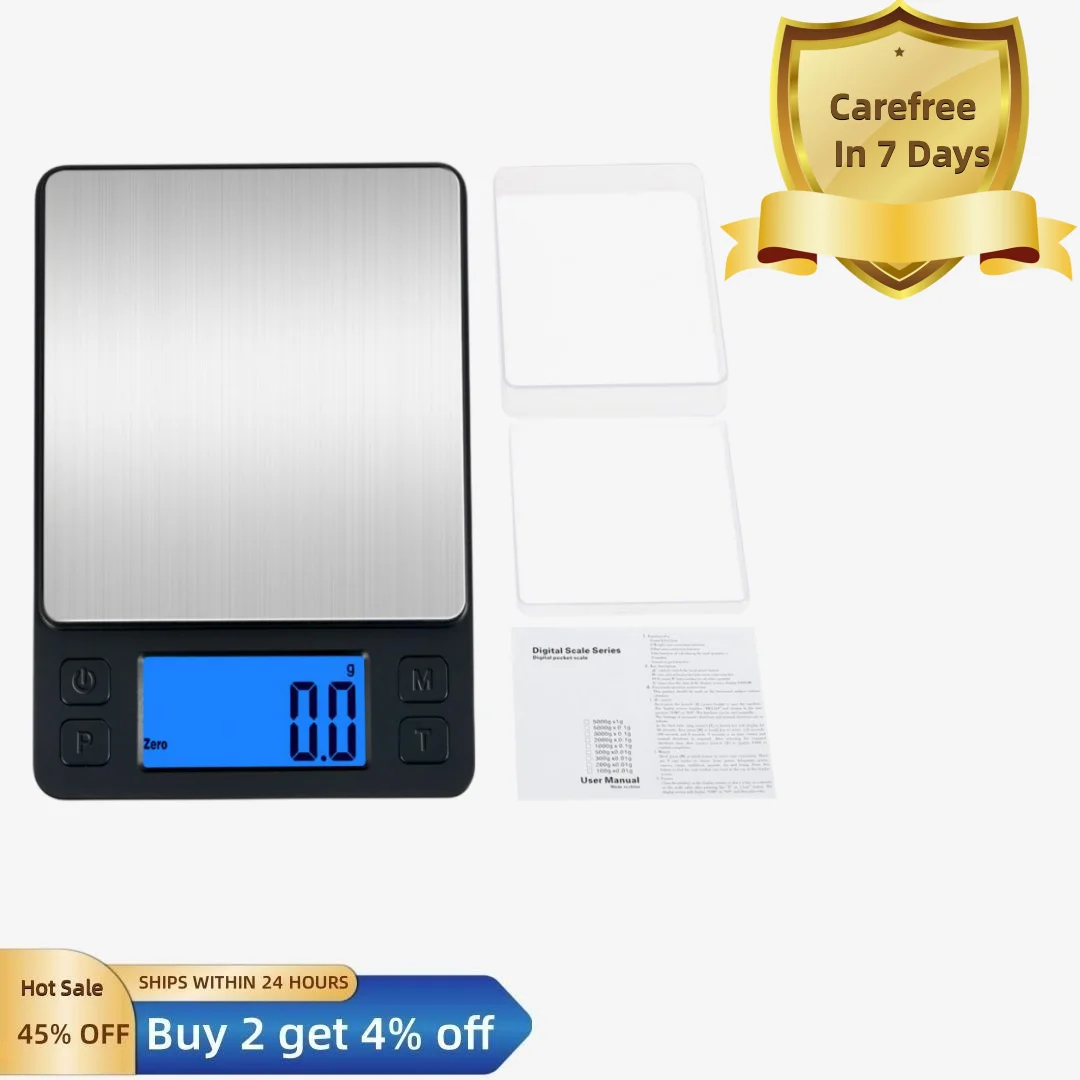 Portable-Mini-Kitchen-Scale-3kg-0-1g-with-Dual-Trays-High-Precision ...