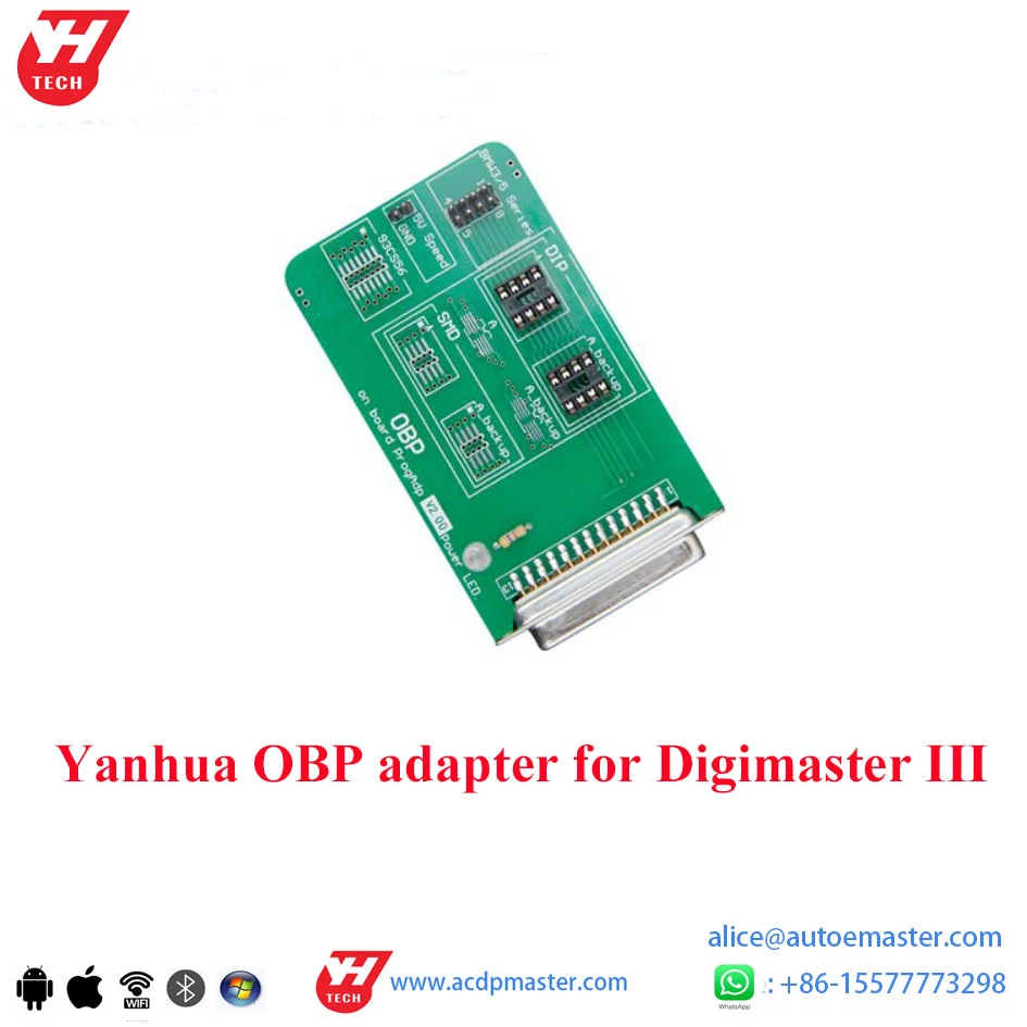 Yanhua OBP adapter for Digimsater III to read and write 8 pin chips by ...