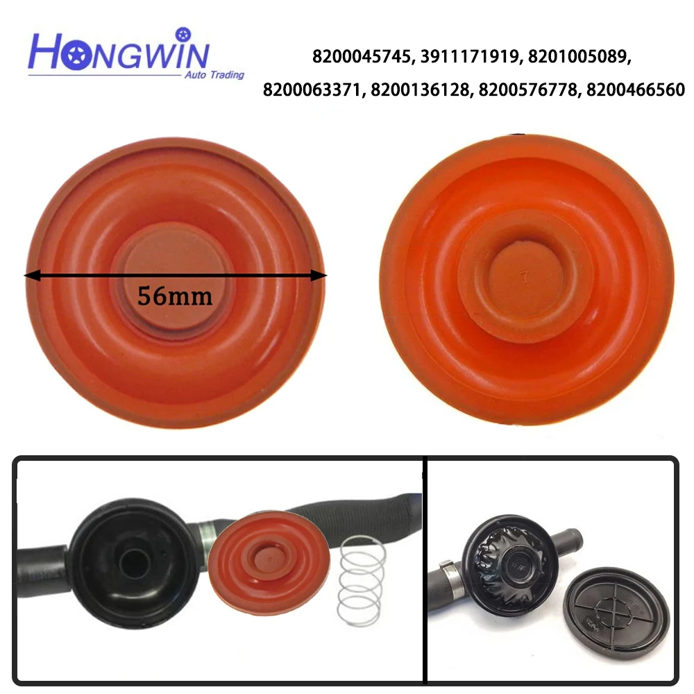 Engine PCV Valve Membrane For Renault Clio Megane Laguna Master Scenic ...