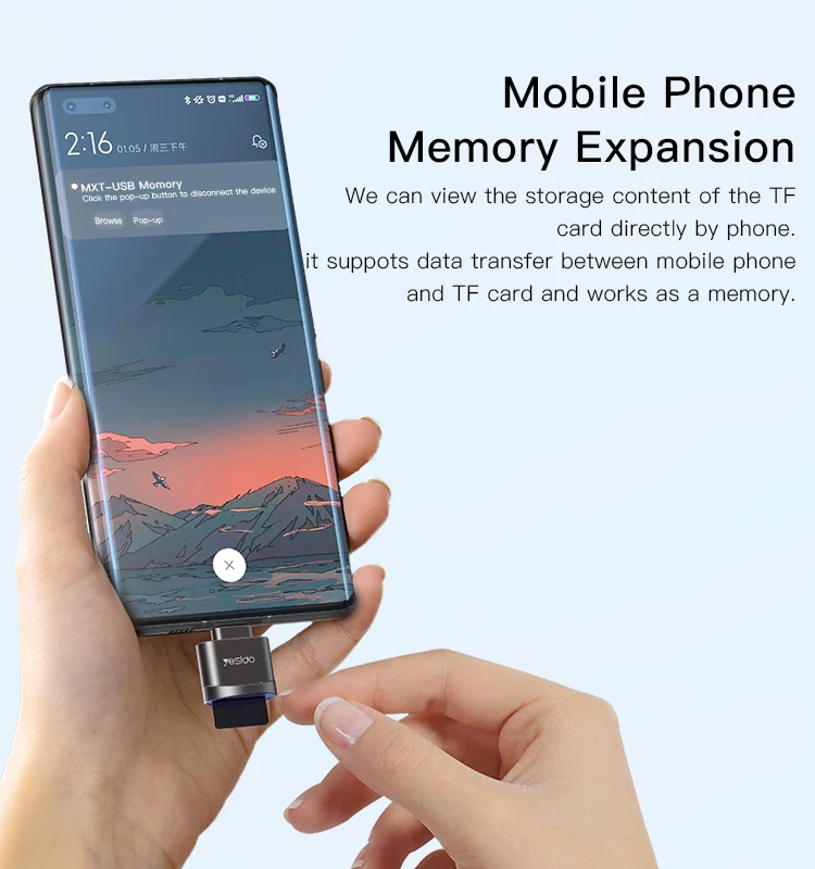 Yesido GS18 Lightning OTG Adapter | CyberDeals.lk - Ultimate Online Gadget Store in Sri Lanka