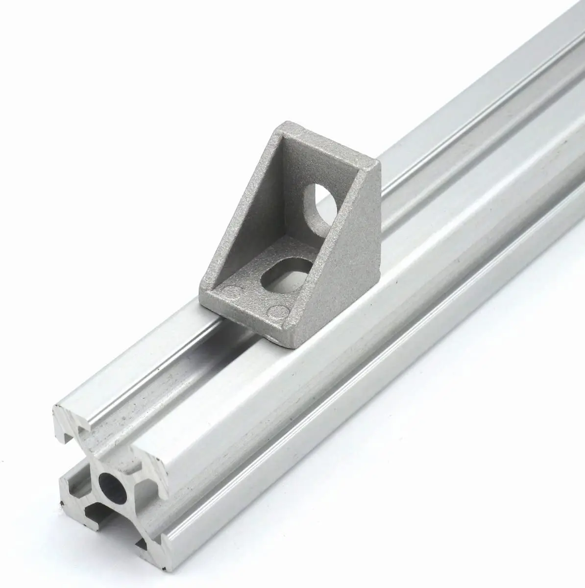 1PC Gray T-slot 2020 European Standard Anodized Aluminum Profile ...