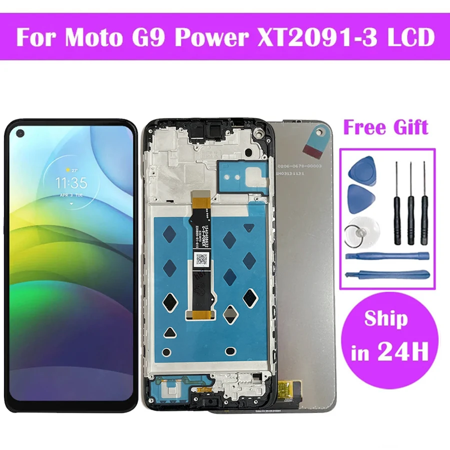 For-Motorola-For-Moto-G9-Power-LCD-Display-Touch-Screen-Digitizer ...