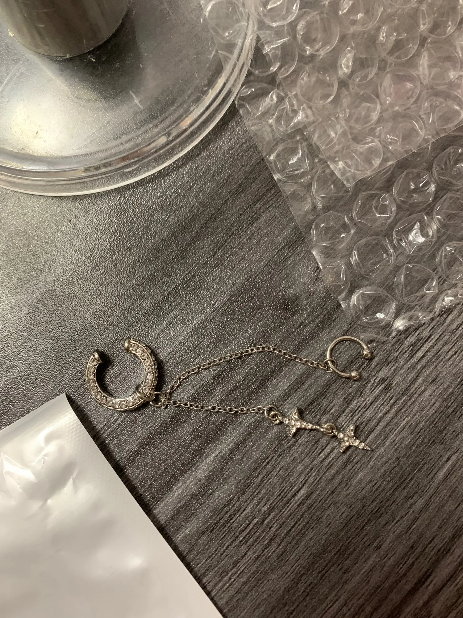 Diamond Star Ear Cuff | Dagiba Jewelry