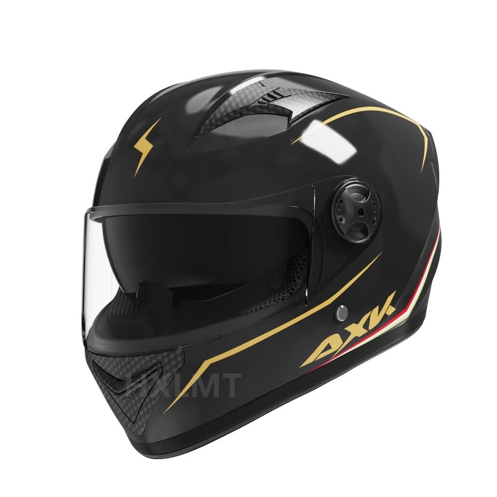 Safety-Motorcycle-Helmet-Racing-Full-Helmet-Motorcycle-Classic-Collar ...