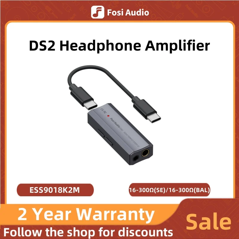 Fosi-Audio-Ds2-Ds512-Hifi-Dac-Hoofdtelefoonversterker-Mini-Audio-Usb ...