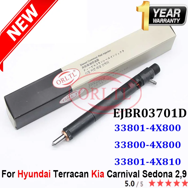 NEW-EJBR03701D-33800-4X800-Common-Rail-Diesel-Injector-33801-4X800 ...
