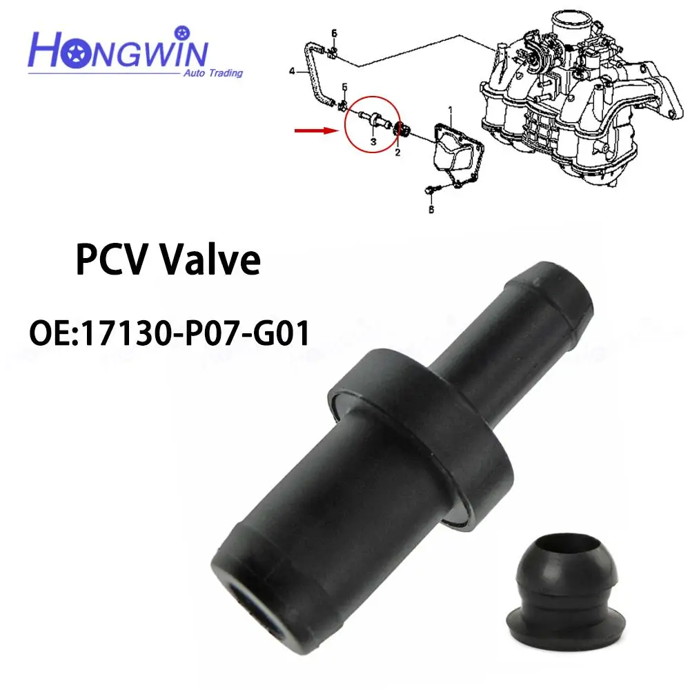 17130-P07-G01 Car Positive Crankcase Ventilation PCV Valve Check Valve ...