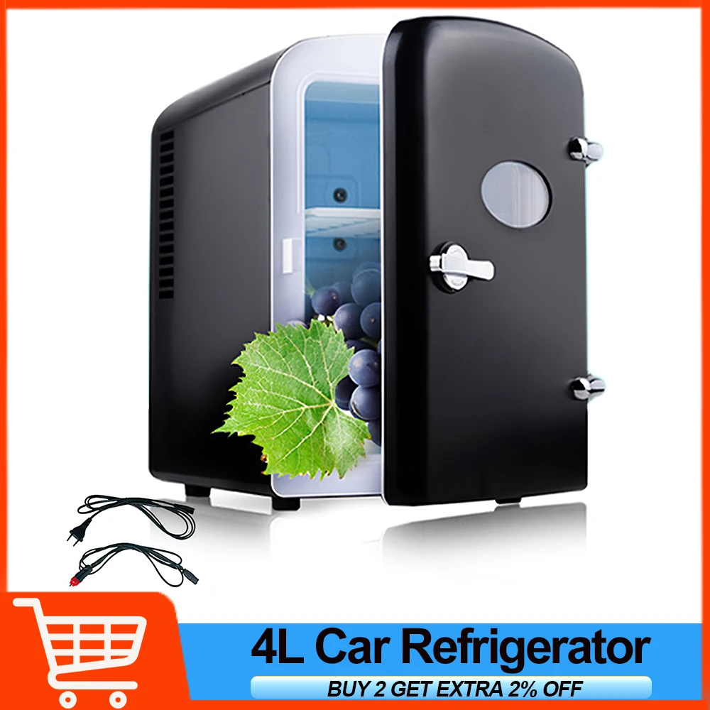 4L-Electric-Car-Refrigerator-Portable-Mini-Fridge-Freezer-Vehicle ...