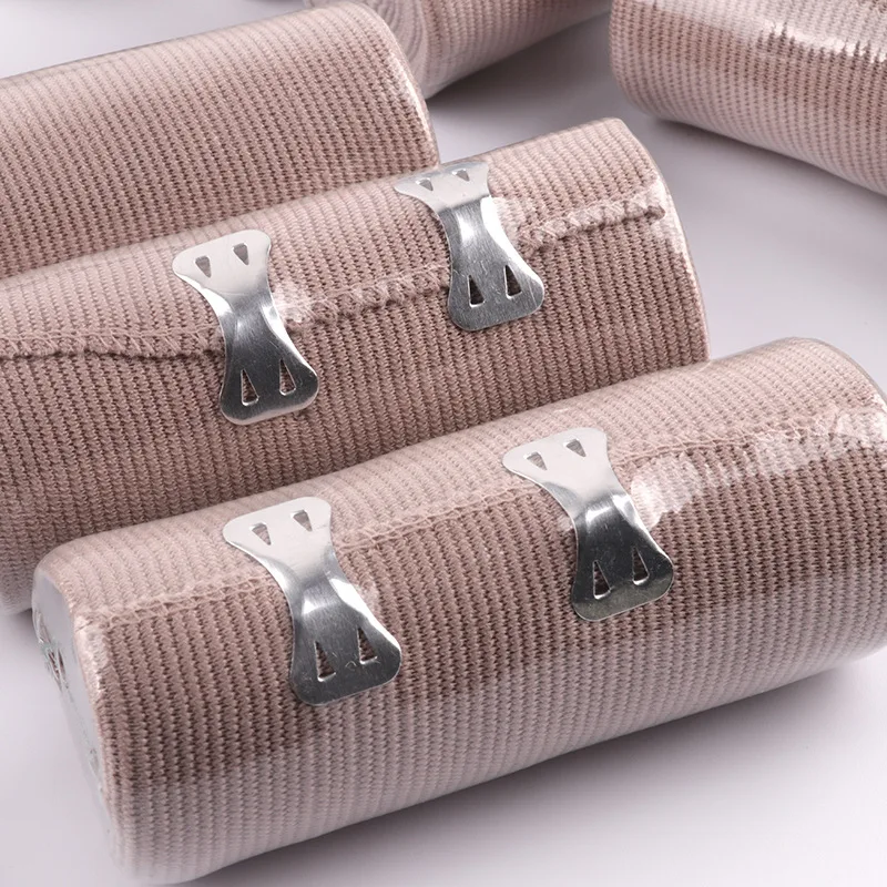 2-Pack-Elastic-Bandage-Wrap-with-Clips-Breathable-Athletic-Sports ...