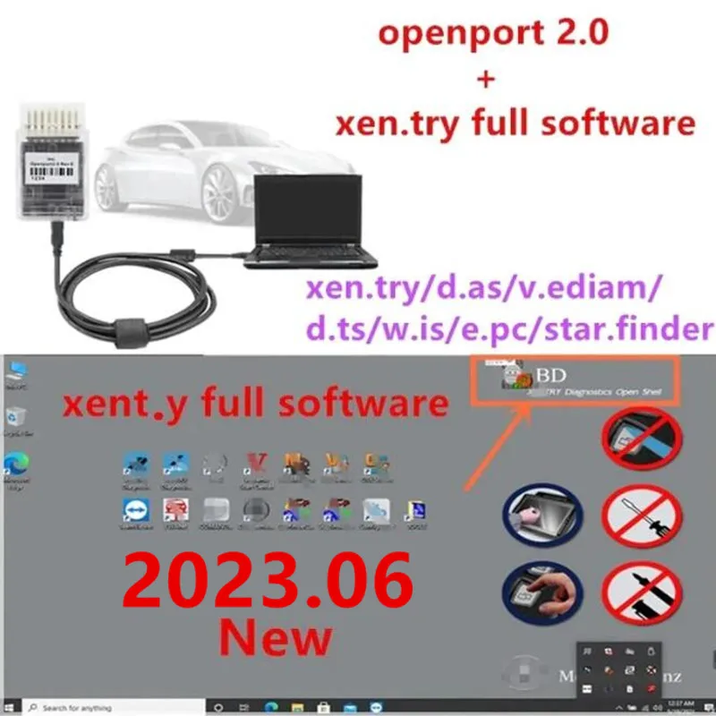 Newest 2023.06 Xentry Software Remote Install Activate DT.S EP.C for ...