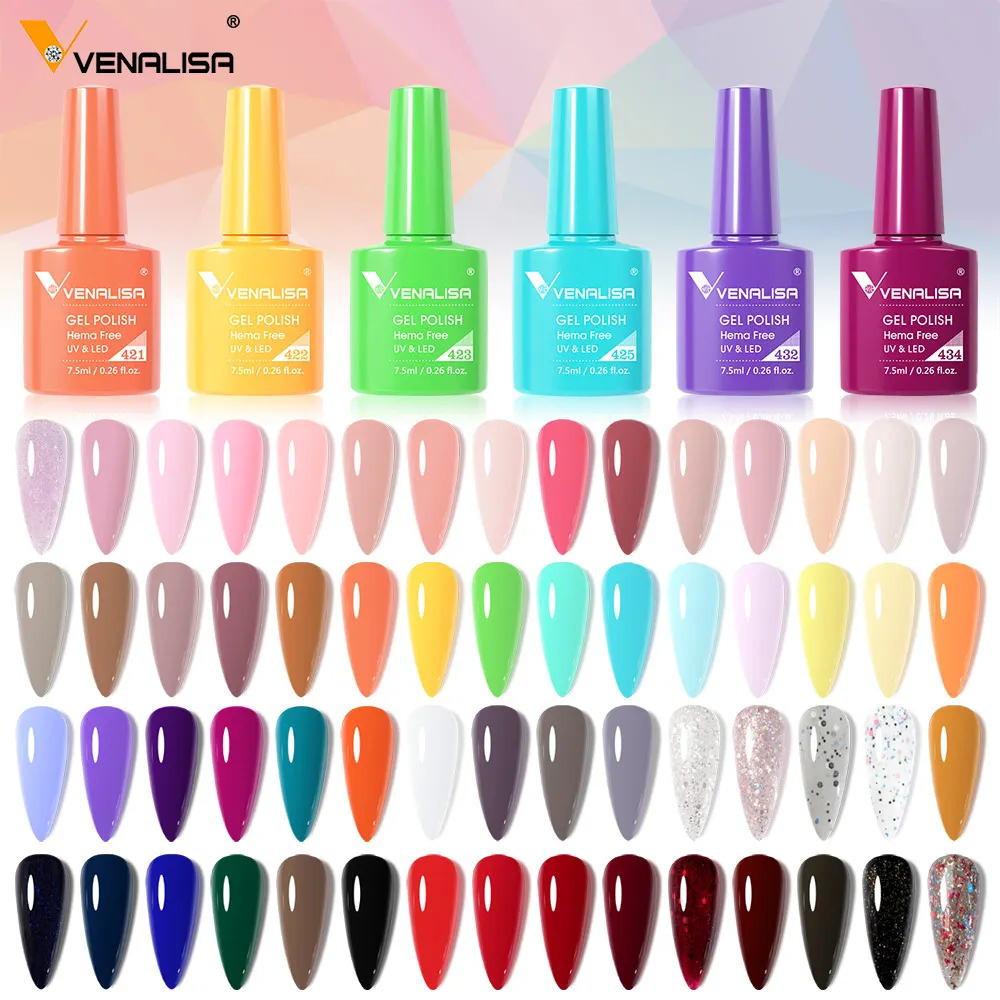VENALISA-vernis-ongles-Gel-VIP4-HEMA-Free-Semi-Permanent-tremper-UV-LED ...