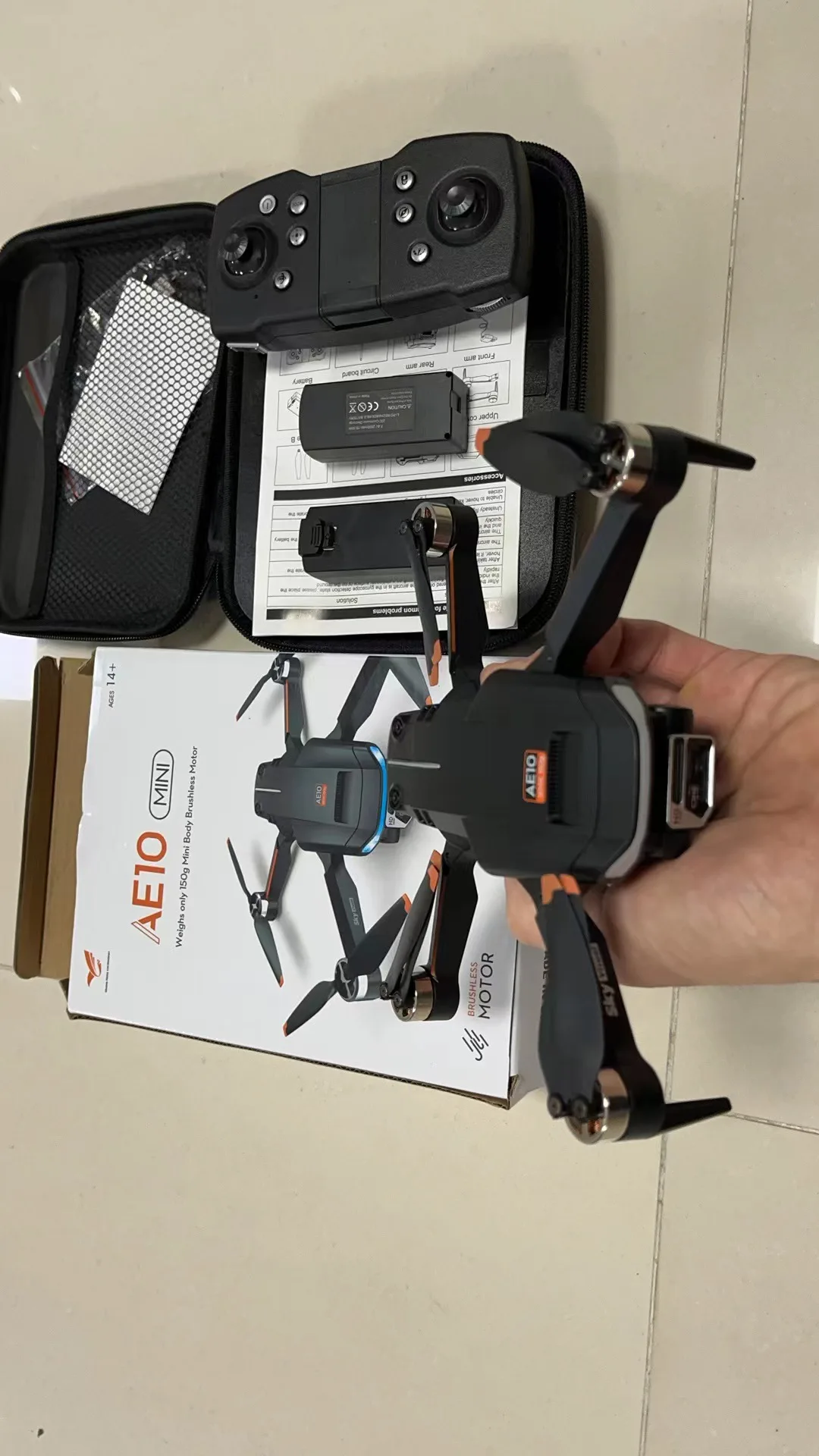 AE10 Drone - GPS WIFI Brushless Drone 8K HD Dual Camera Professional ...