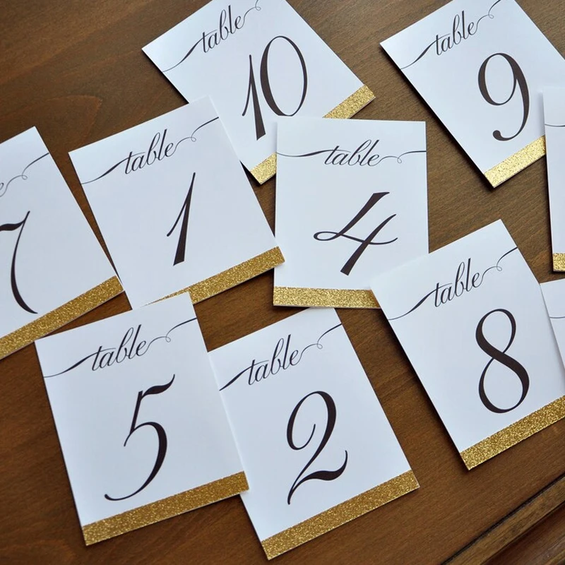 Cursive Numbers 1 10