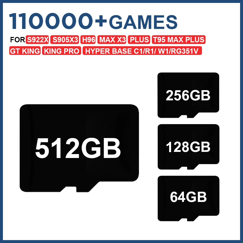 Game-Memory-Card-For-S922X-S905X3-H96-MAX-X3-Plus-T95-MAX-Plus-Beelink ...