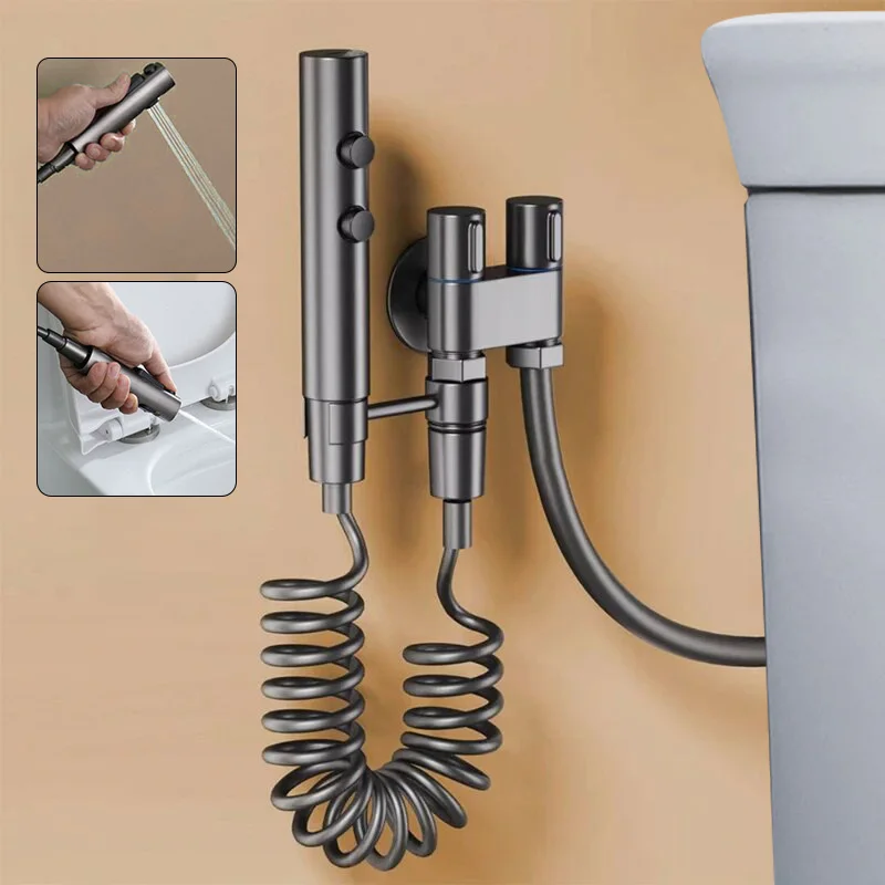 Handheld-Toilet-Sprayer-Two-Modes-Spray-Gun-Shower-Head-Three-Way-Angle ...