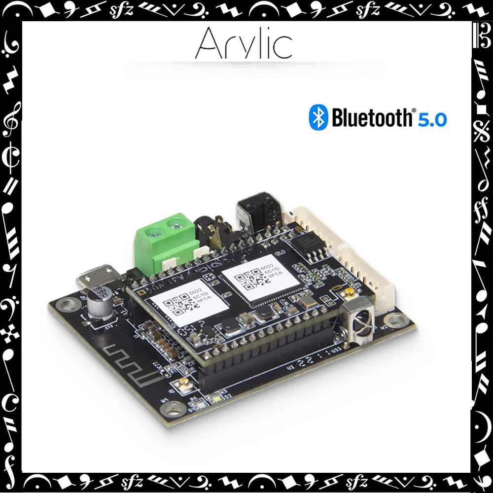 Arylic-Up2Stream-Mini-Bluetooth-Audio-Receiver-Board-Bluetooth-5-0 ...