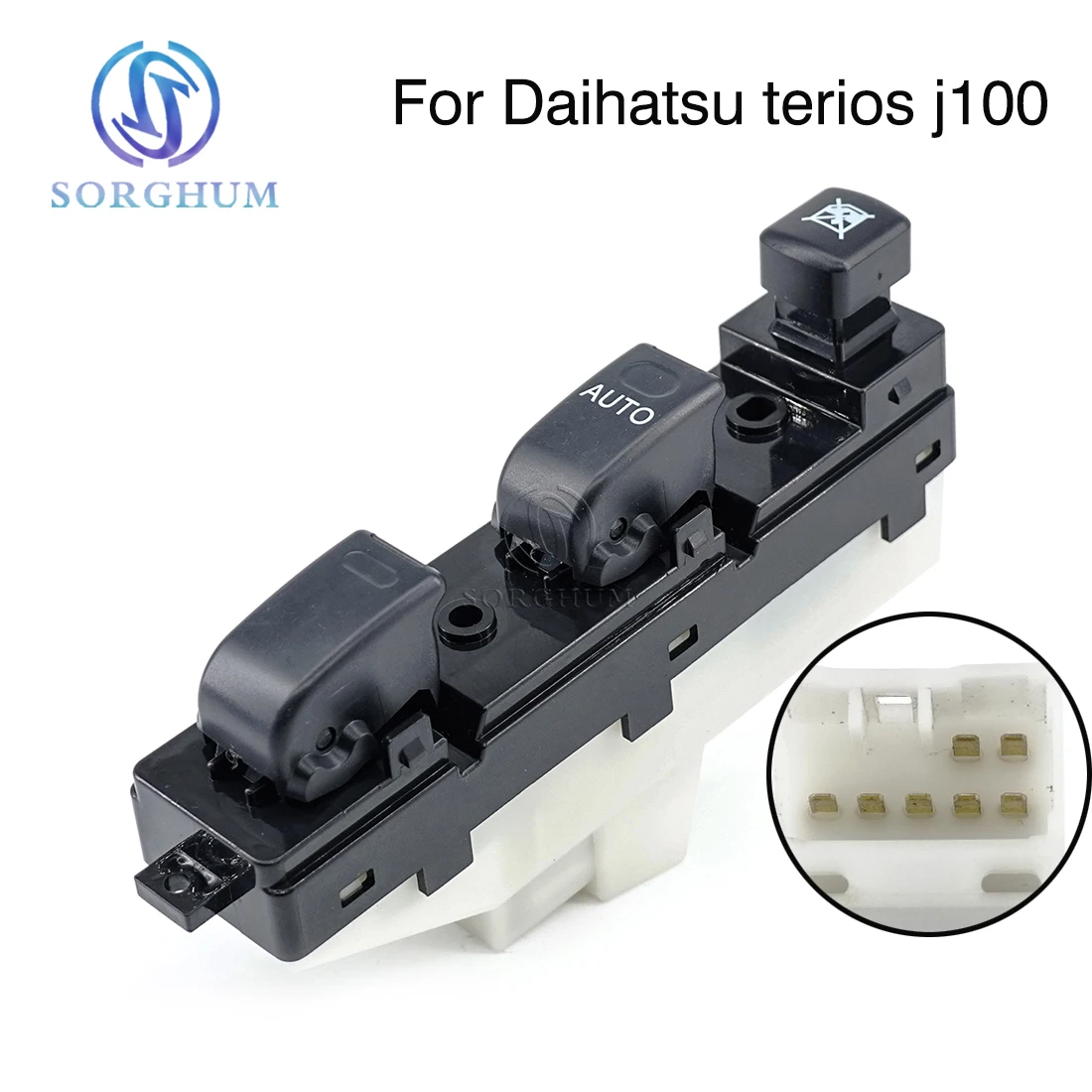 Sorghum-7PINS-Electric-Power-Fenster-Master-Control-Schalter-Glas-Heber ...