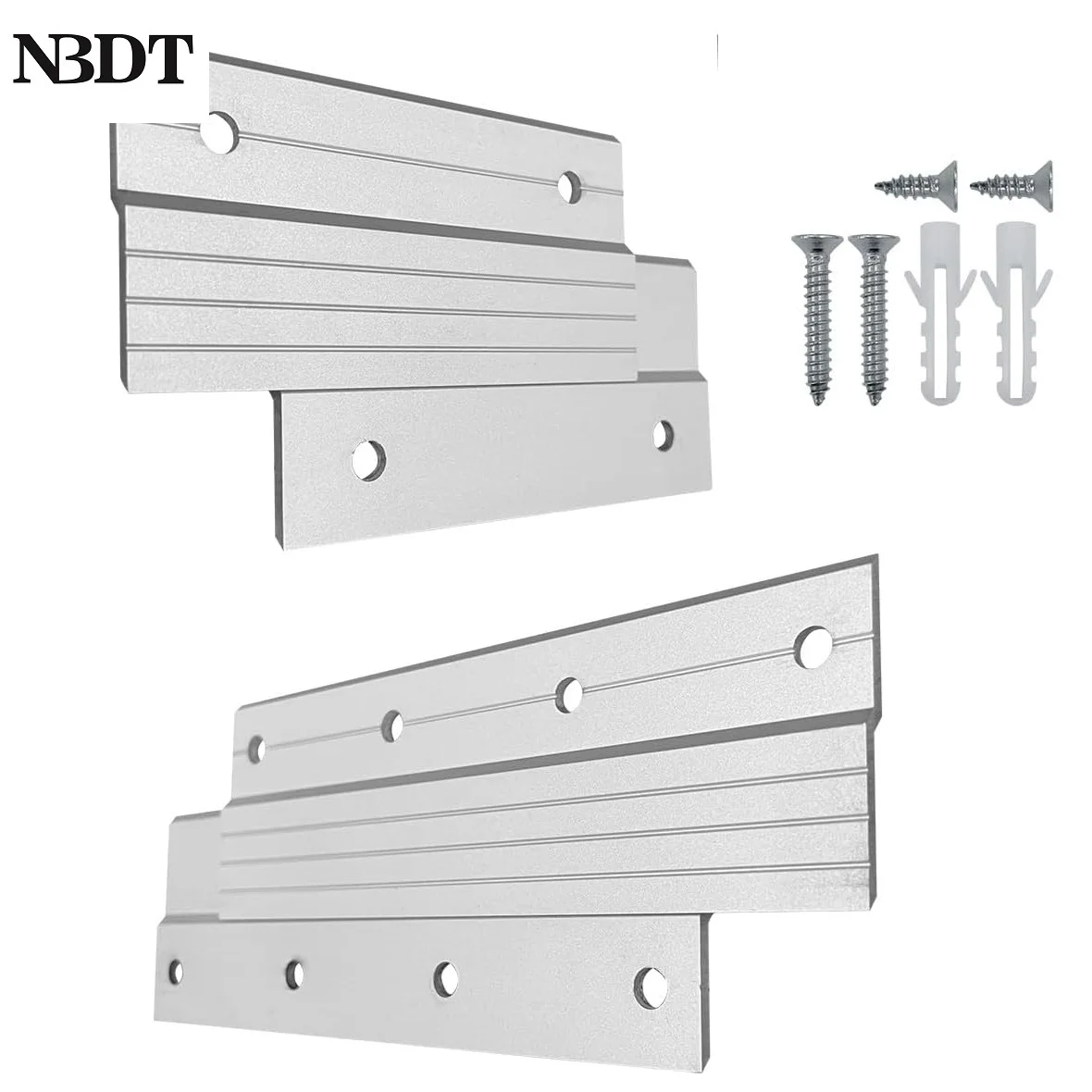 4Pairs Aluminum 4" 6" 12" French Cleat Z Picture Hanger Wall Panel ...