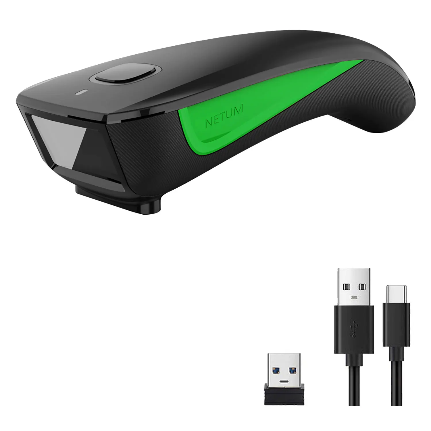 NETUM NT-L5 Wired 2D Barcode Scanner AND C750 Wireless Bluetooth QR Bar ...