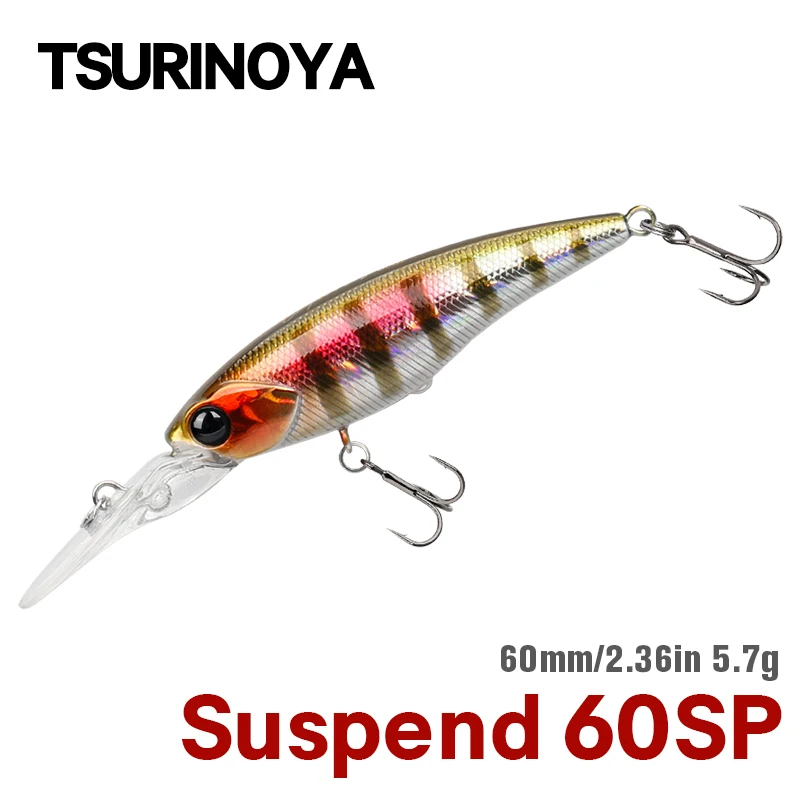Tsurinoya Max 3.7m 60sp 5.7g Suspending Minnow Fishing Lure Explorers Shad Long Casting Hard ...