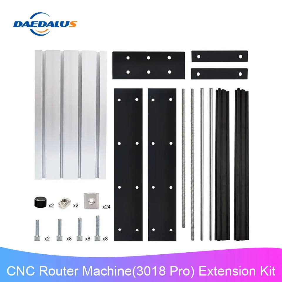 Daedalus-CNC-Upgrade-Kit-3018-Pro-Extension-Kit-from-3018-to-3040 ...
